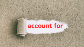 意外と知らない？“account for”の使い方 | MTSブログ